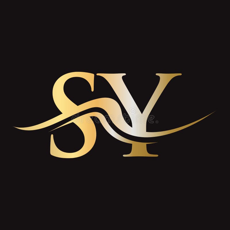Letter SY Logo Design. Initial SY Logotype Template for Business and ...