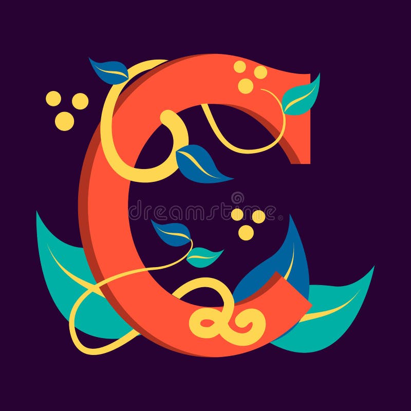 Letter Symbol. Design of Logotype. Graphic Design Stock Illustration ...