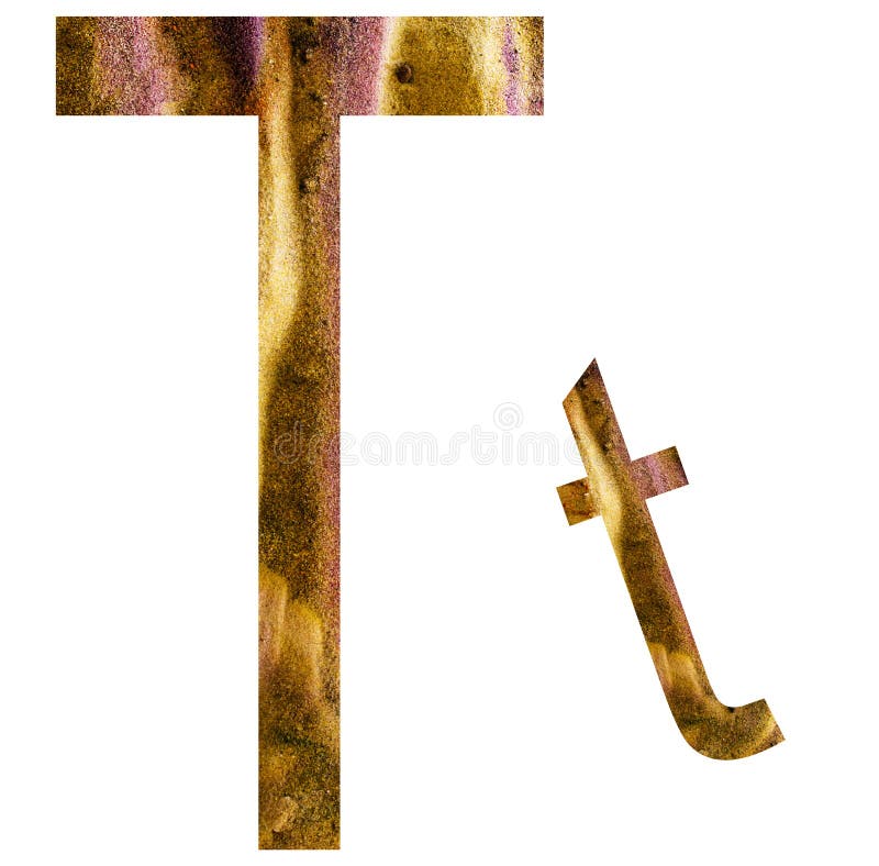 Letter t of alphabet stock illustration. Illustration of decorative ...
