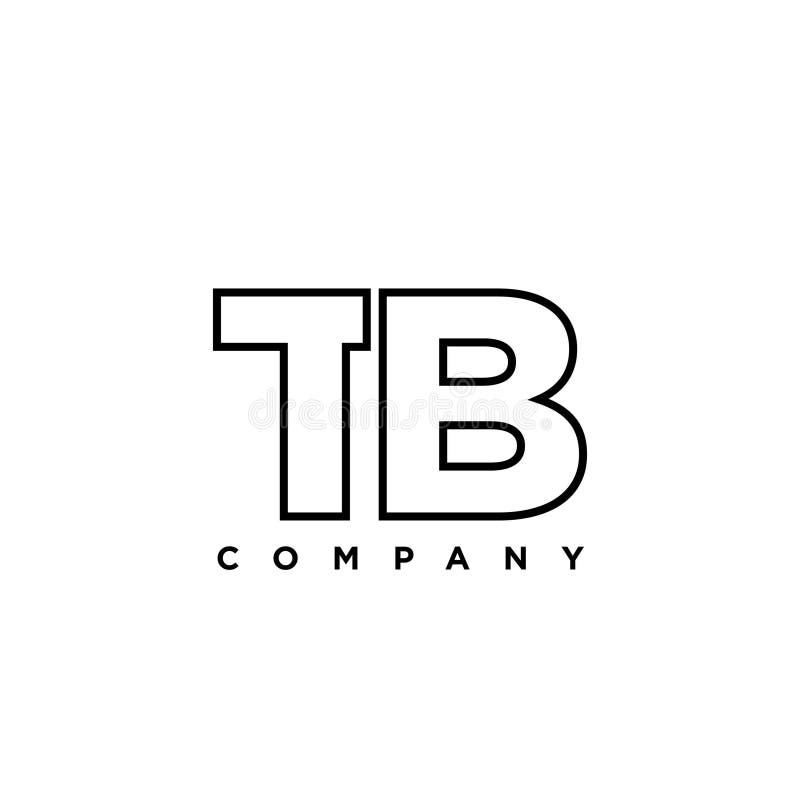Letter T and B, TB Logo Design Template. Minimal Monogram Initial Based ...