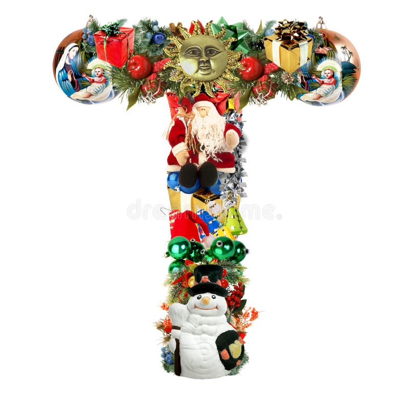 Letter S, for Christmas Decoration Stock Illustration - Illustration of ...