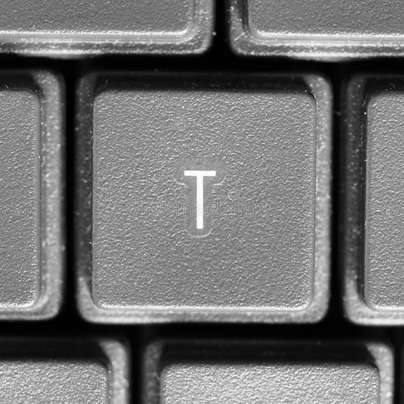 Letter T on Computer Keyboard Stock Photo - Image of technology ...