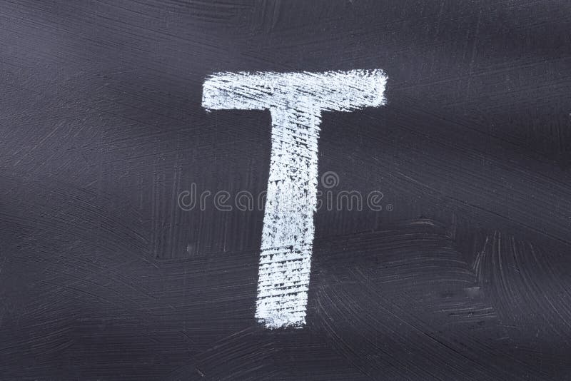 Letter T - Hand Drawn Alphabet Font Stock Image - Image of rustic ...