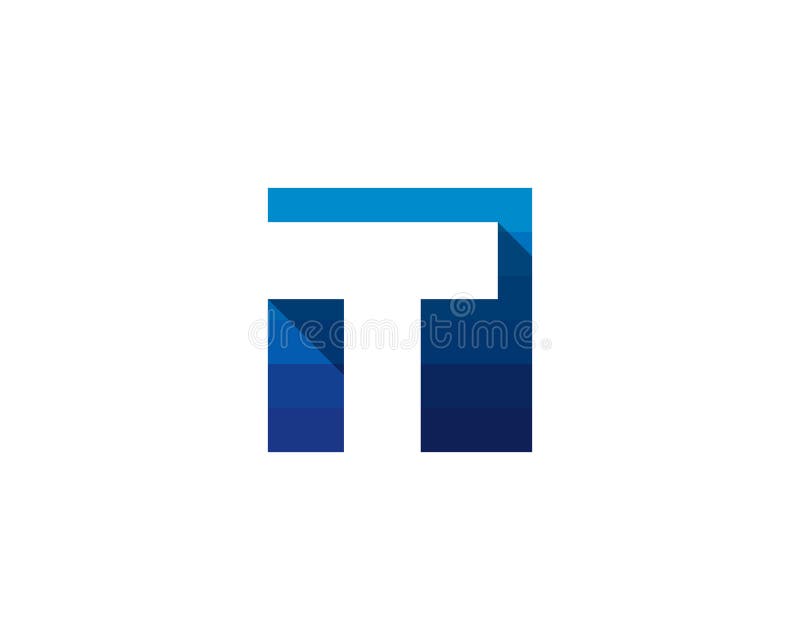 Letter T Icon Logo Design Element Stock Vector - Illustration of ...