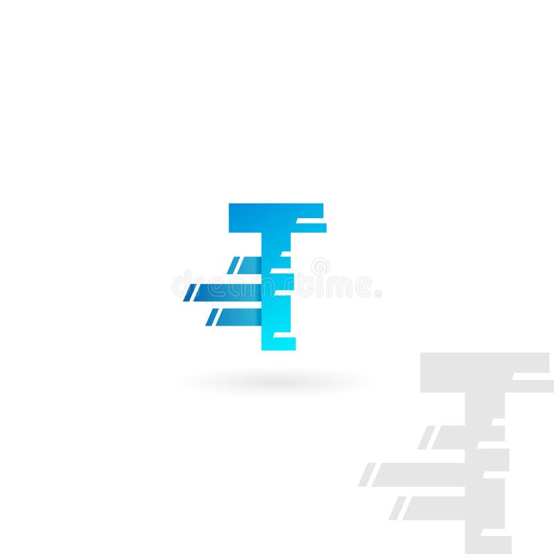 Glitch Alphabet Letters. Font with Distortion Effect. Isolated Vector ...