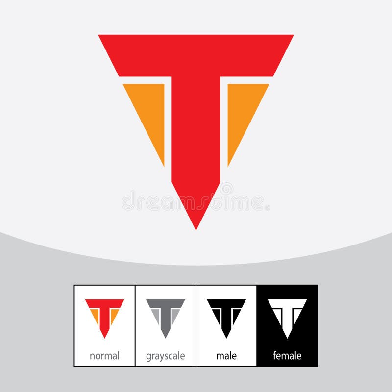 Letter T Logo Design Vector. Stock Vector - Illustration of template ...