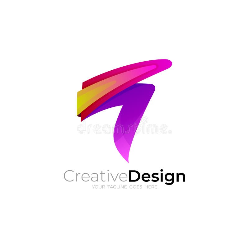 Letter T Logo Design Vector, Simple Design Company, Stock Vector ...