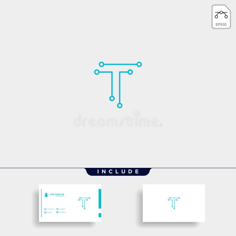 Tech Letter T Alphabet Logo Icon Design Stock Illustrations – 2,717 ...