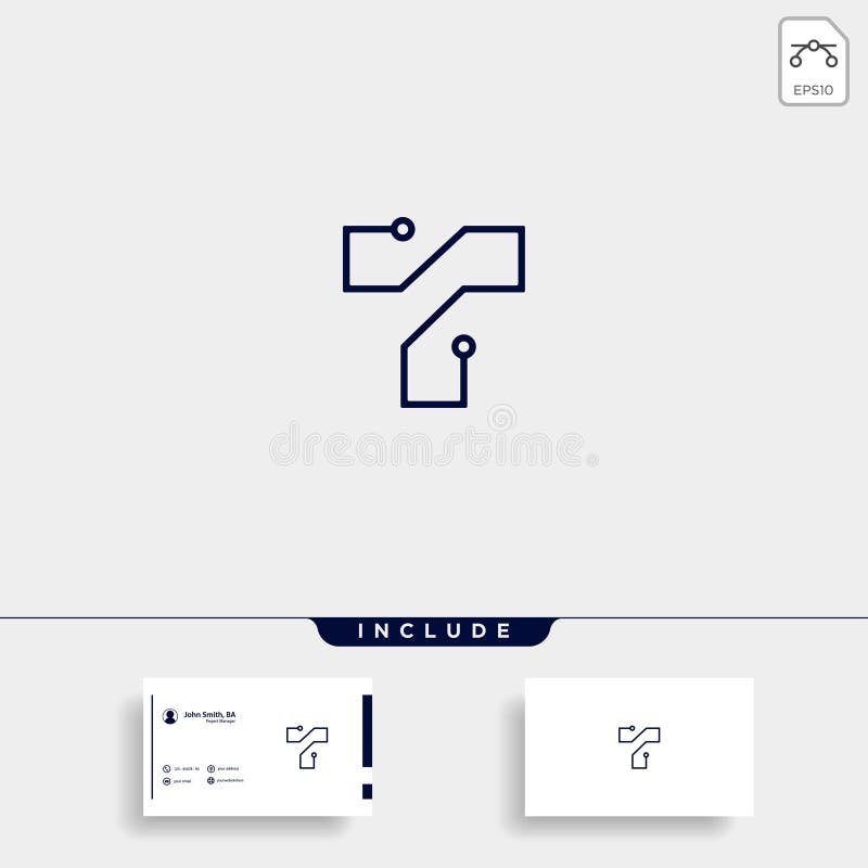 Tech Letter T Alphabet Logo Icon Design Stock Illustrations – 2,717 ...