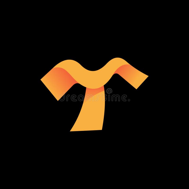 Letter T Modern Style Logo Design, Unique Letter T Design Stock Vector ...