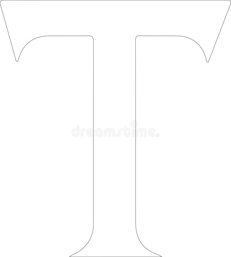 Letter R Outline Silhouette Generative Ai Stock Vector - Illustration ...