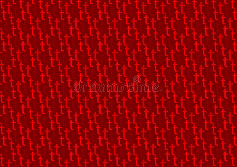Letter T Pattern in Different Colored Red Shades for Wallpaper Stock ...