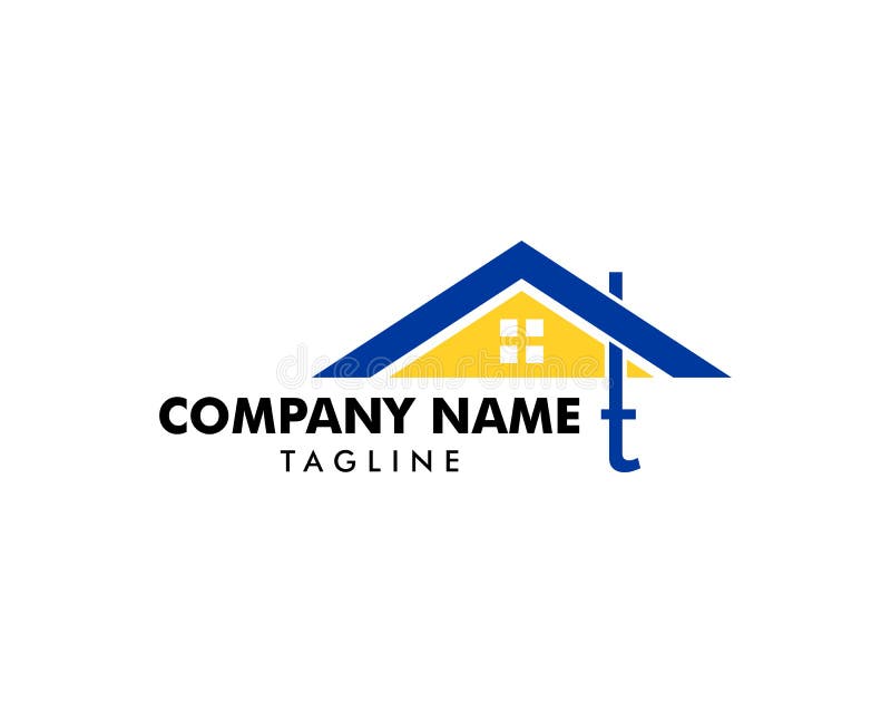 Letter T House Logo Stock Illustrations – 408 Letter T House Logo Stock ...