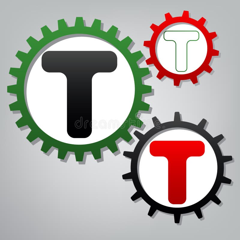 Letter T Sign Design Template Element. Vector Stock Vector ...