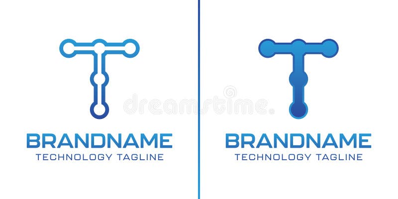 Letter T Technology Logo, Symbolize Progress, Innovation, and Digital ...