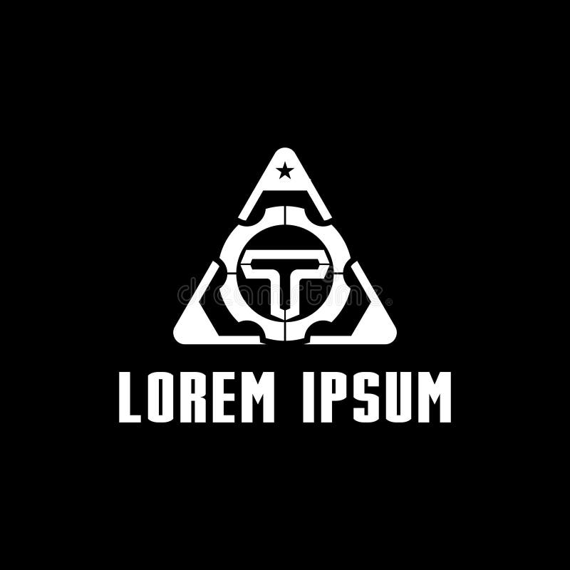 Letter SMA Triangle Shape Vector Logo Template Stock Vector ...