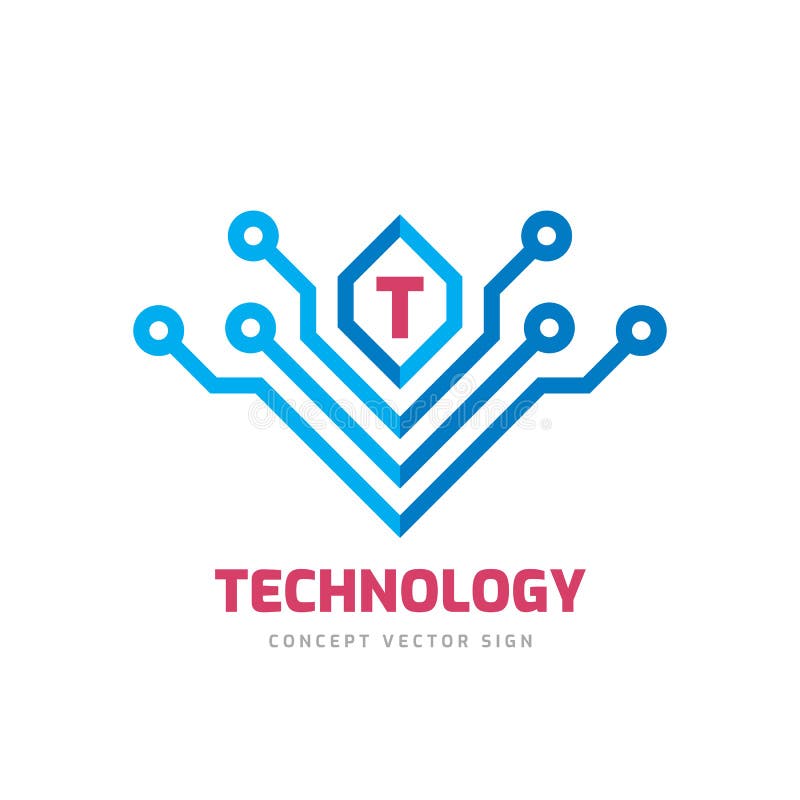 Letter T - Vector Business Logo Template Concept Illustration. Abstract ...