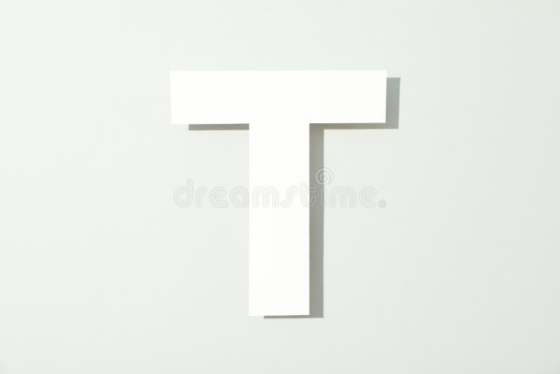 Letter T On White Background Stock Image - Image of shape, recycle ...