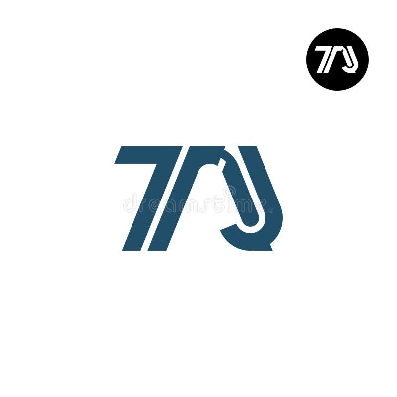 Letter TAJ Monogram Logo Design Stock Vector - Illustration of company ...