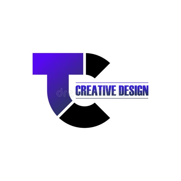 Letter TC Simple Logo Icon Design Vector. Stock Vector - Illustration ...