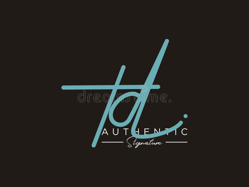 Td Signature Stock Illustrations – 216 Td Signature Stock Illustrations ...