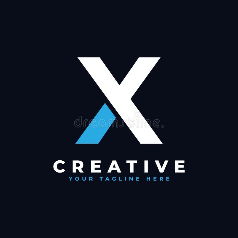 Letter X Tech Logo. Design Vector Illustration Modern Monogram Icon ...