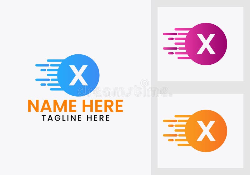 Letter X Technology Logo Design Template. Modern Logotype Symbol Stock ...