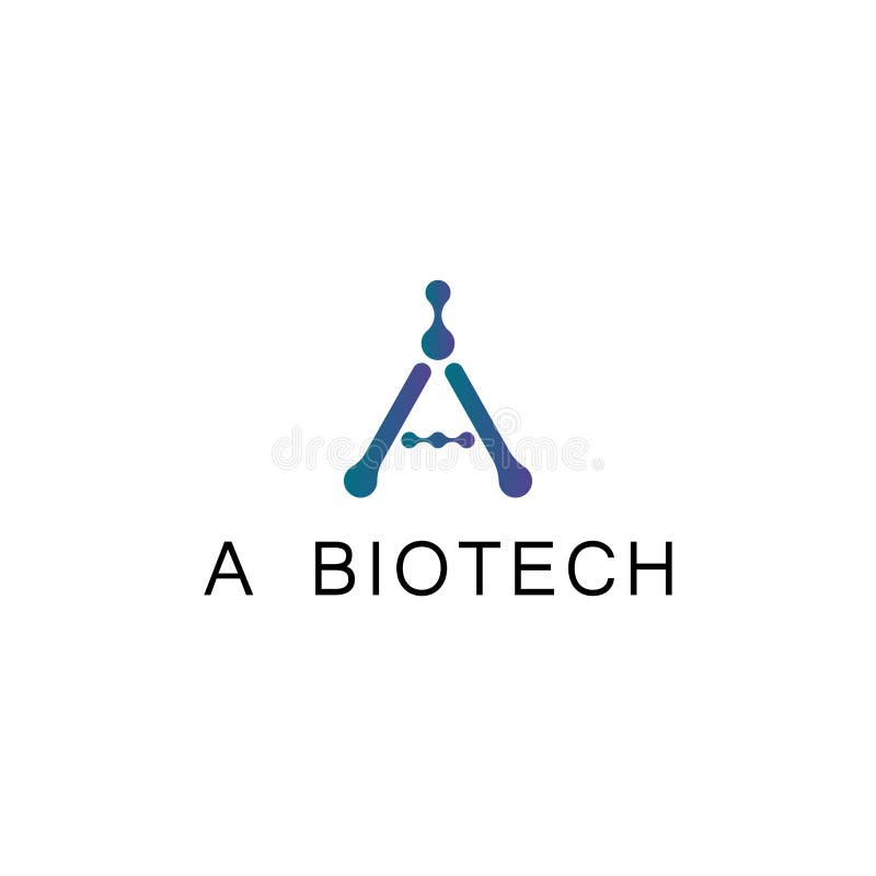 Letter a Technology Vector Monogram Logo Design Template. Letter a ...