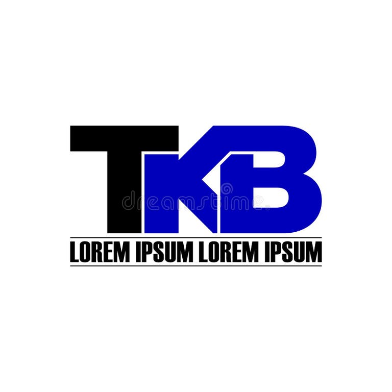 Letter TKB Simple Monogram Logo Icon Design. Stock Vector ...