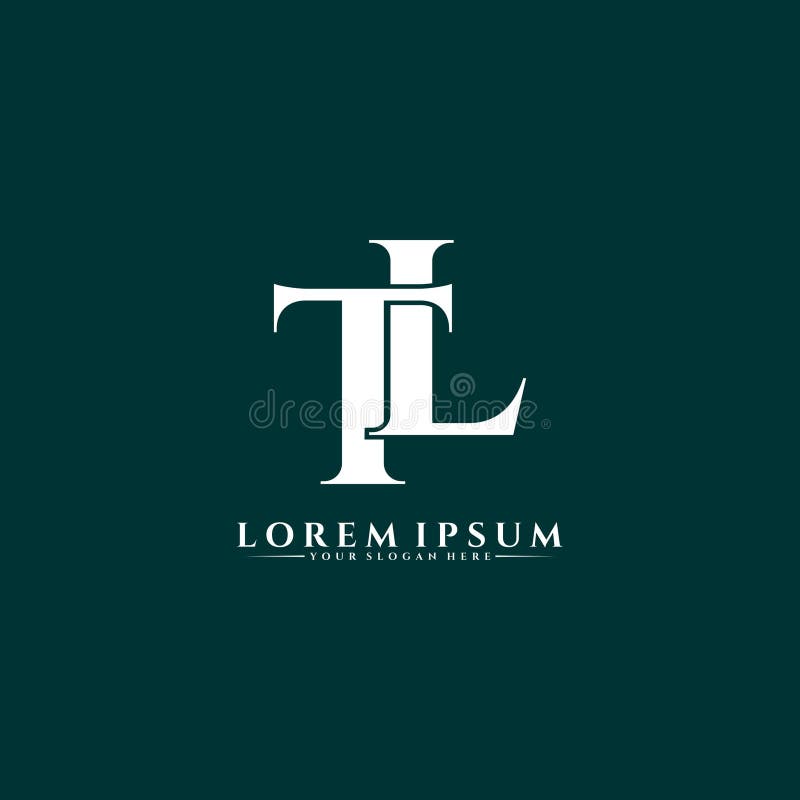 Letter TL Simple Monogram Logo Icon Design. Stock Vector - Illustration ...