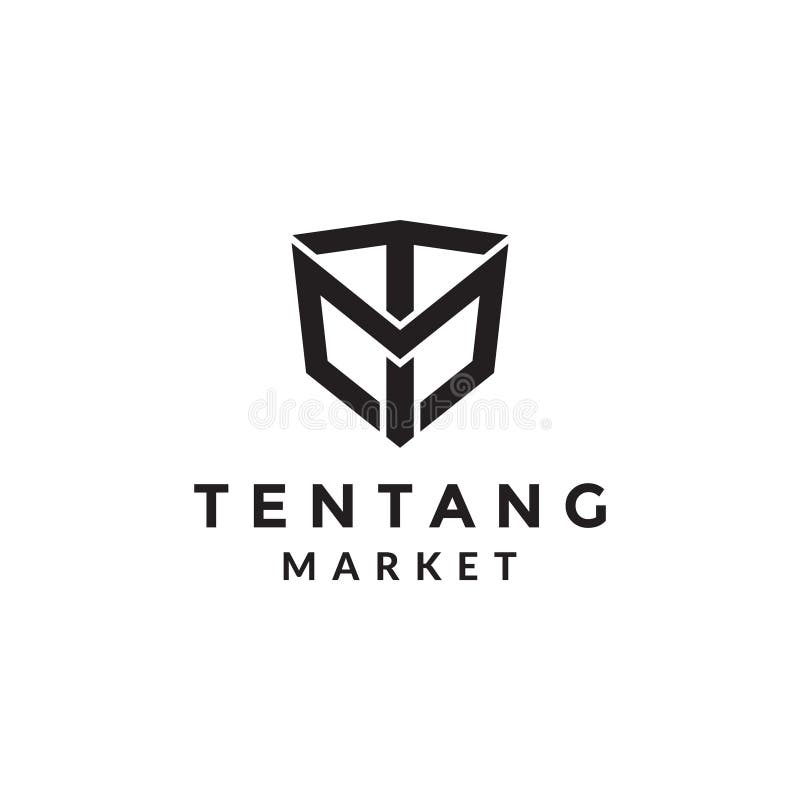 Letter TM or MT with Shield Logo Symbol Icon Vector Graphic Design ...