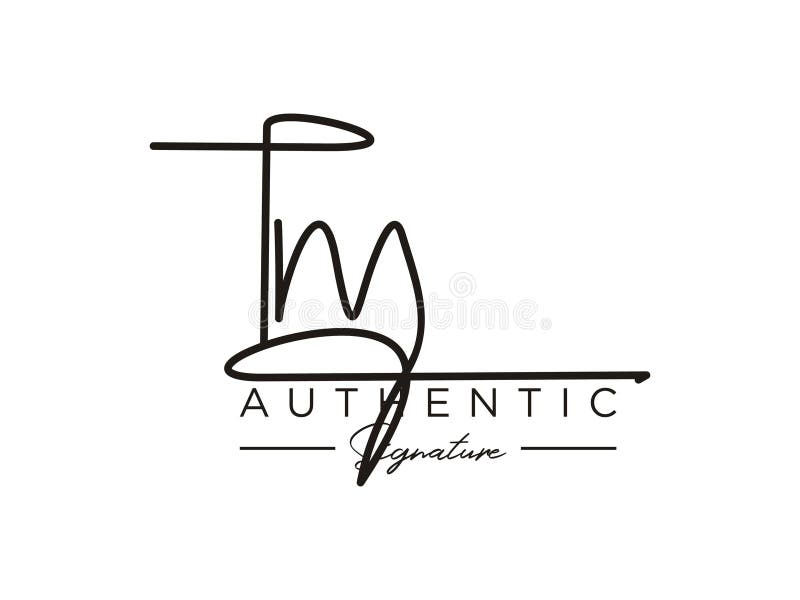 Tm Signature Stock Illustrations – 203 Tm Signature Stock Illustrations ...