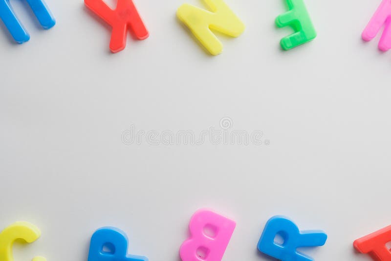 Letter To Learn Spelling Colorful Letter Help Children To Learn on ...