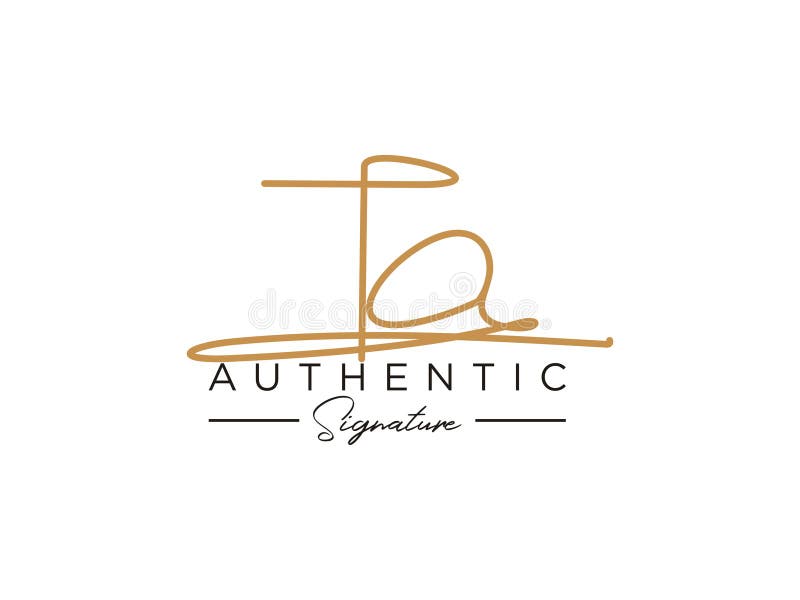 Letter TO Signature Logo Template Vector Stock Vector - Illustration of ...