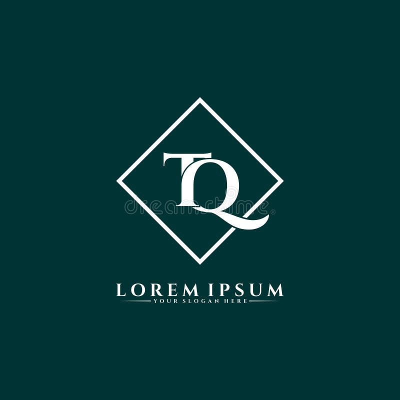 Letter TQ Simple Monogram Logo Icon Design. Stock Vector - Illustration ...