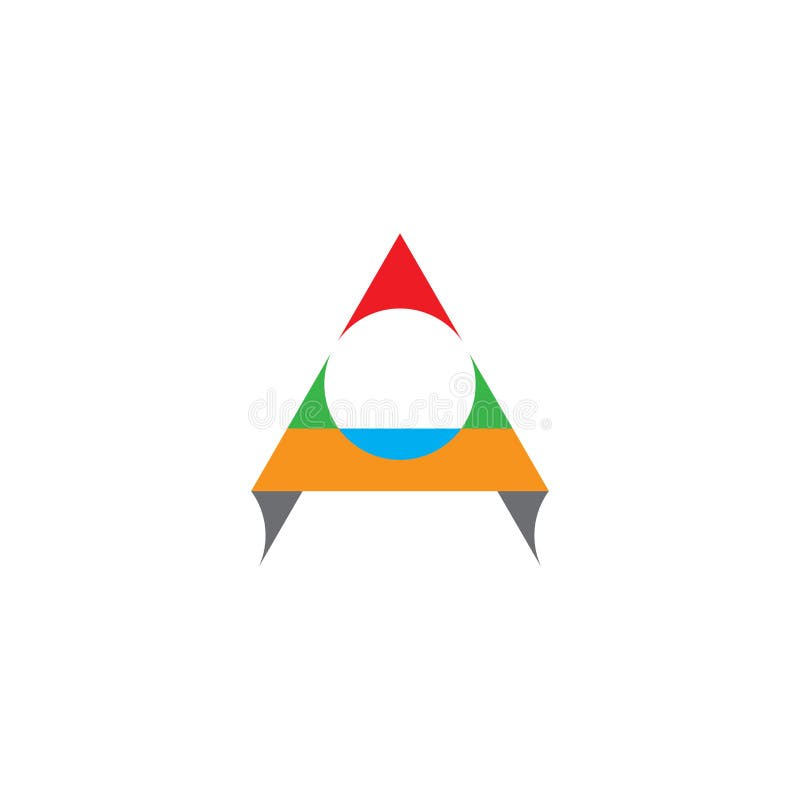 Letter S in Triangle Logo Design Vector. Abstract Logo Design. Stock ...