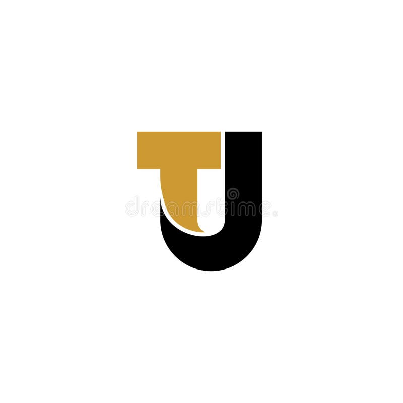 Letter TU Simple Monogram Logo Icon Design. Stock Vector - Illustration ...
