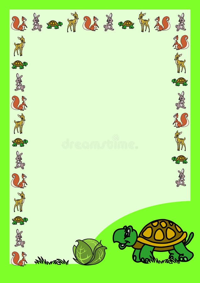 Tortoise Page Border Stock Illustrations – 14 Tortoise Page Border ...