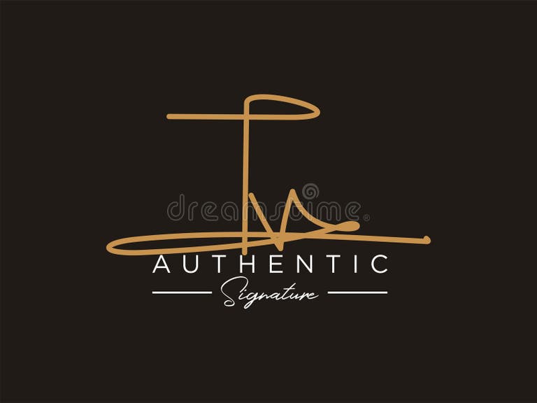 Letter TV Signature Logo Template Vector Stock Vector - Illustration of ...