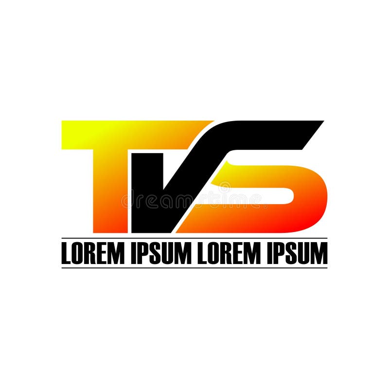 Letter TVS Simple Monogram Logo Icon Design. Stock Vector ...