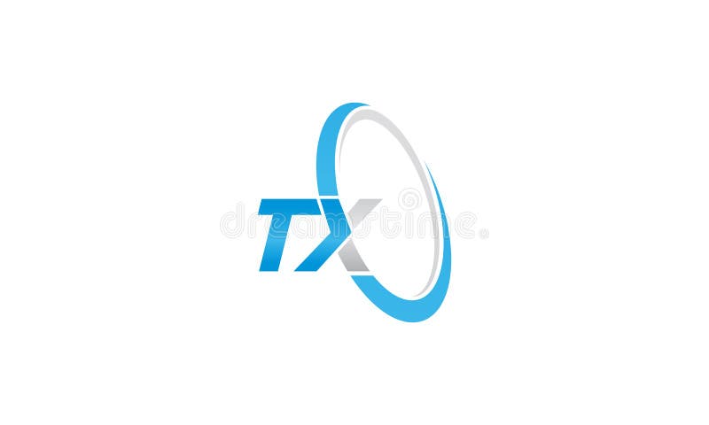 Letter TX Modern stock vector. Illustration of capital - 103224246