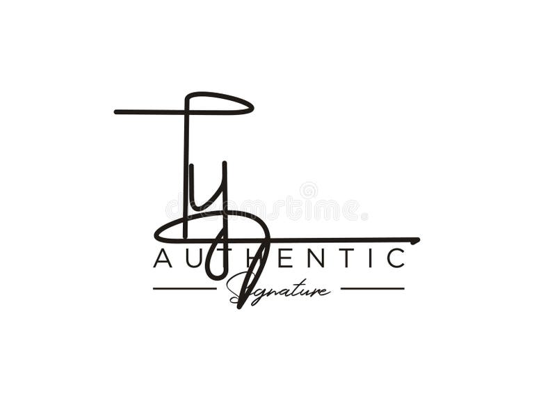 Ty Signature Stock Illustrations – 189 Ty Signature Stock Illustrations ...