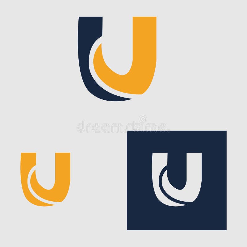 Letter U Business Corporate Abstract Unity Vector Logo Design Template ...