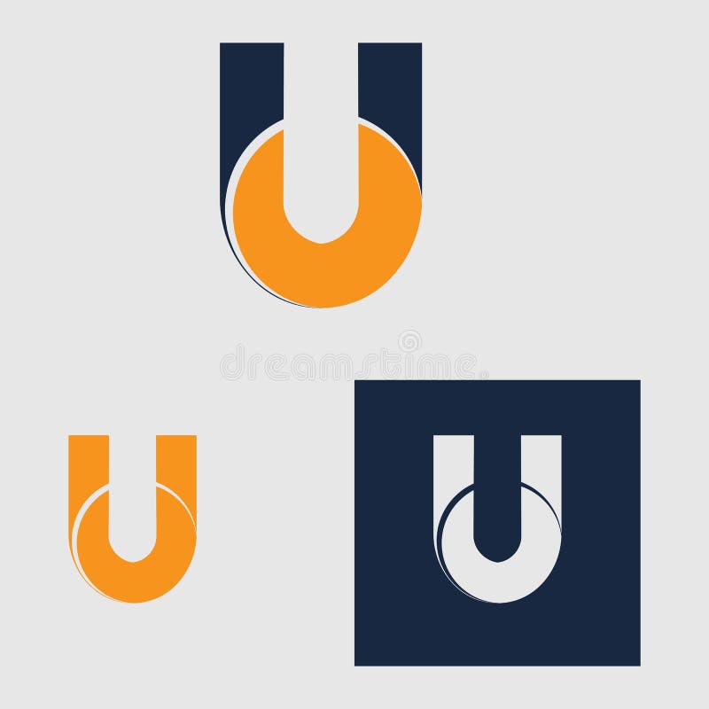 Letter U Business Corporate Abstract Unity Vector Logo Design Template ...