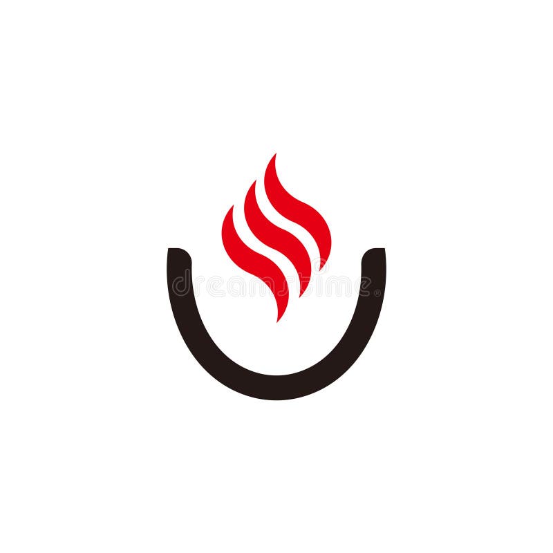 Letter U Curves Decoration Symbol Logo Vector Stock Vector ...