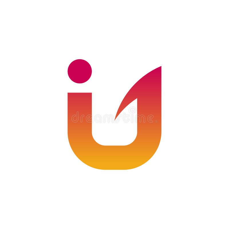 Letter U Design Element Vector Icon with Creative Modern Concept Stock ...