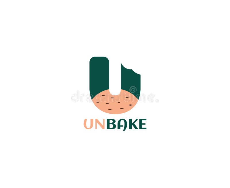Letter U Food Logo Design. Bakery Vector Logo Concept. Stock Vector ...