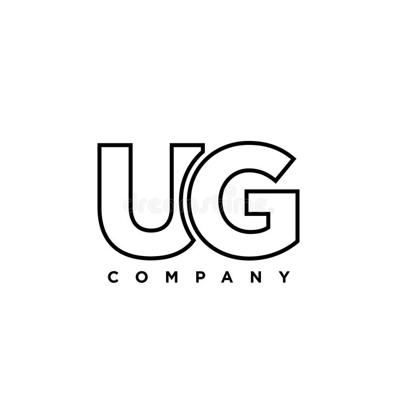 Letter U and G, UG Logo Design Template. Minimal Monogram Initial Based ...
