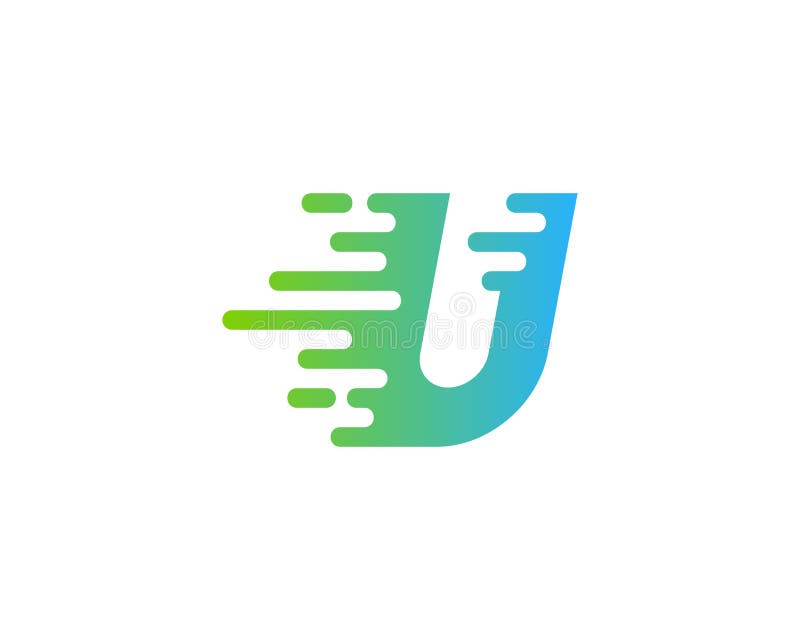 Letter U Icon Logo Design Element Stock Vector - Illustration of ...