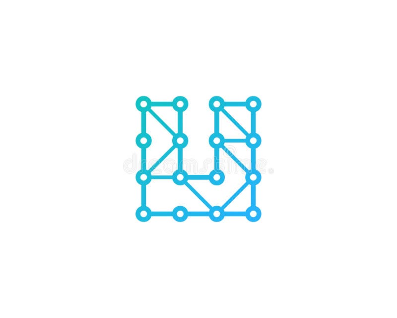 Letter U Icon Logo Design Element Stock Vector - Illustration of group ...